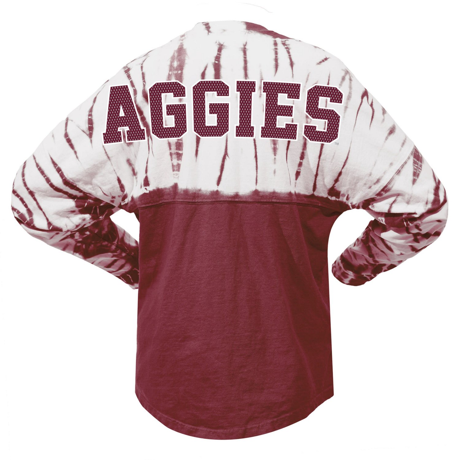 Texas AM Aggies Tie-Dye Long Sleeve Jersey T-Shirt | Academy