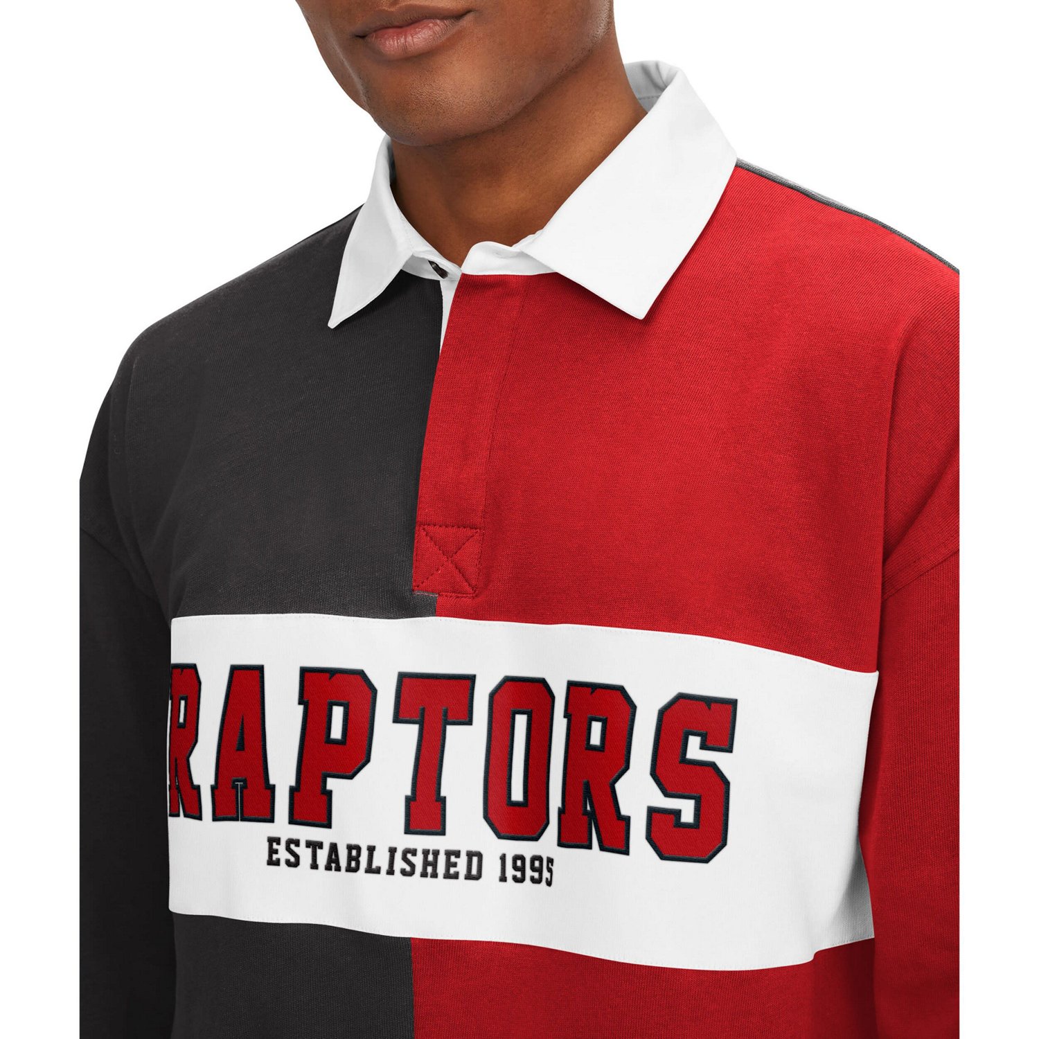 Tommy Jeans /Red Toronto Raptors Ronnie Rugby Long Sleeve T-Shirt | Academy
