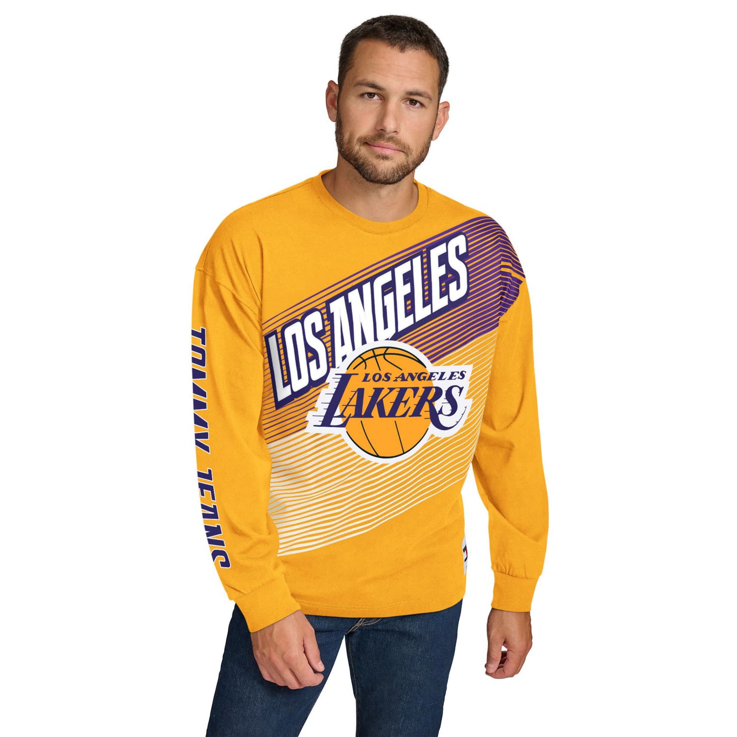 Tommy Jeans Los Angeles Lakers Lucas Long Sleeve T-Shirt | Academy