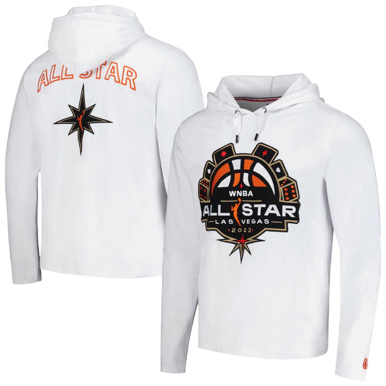 Unisex FISLL 2023 WNBA All-Star Game Applique Long Sleeve Hoodie T ...