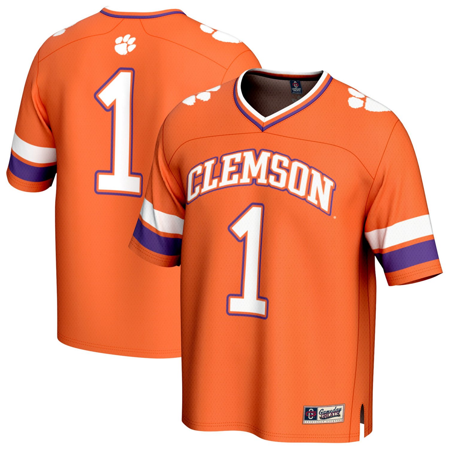 Unisex GameDay Greats 1 Clemson Tigers Lightweight Collegiate Football ...