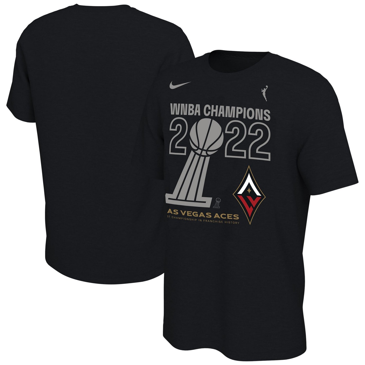 Unisex Nike Las Vegas Aces 2022 WNBA Champions Trophy T-Shirt | Academy
