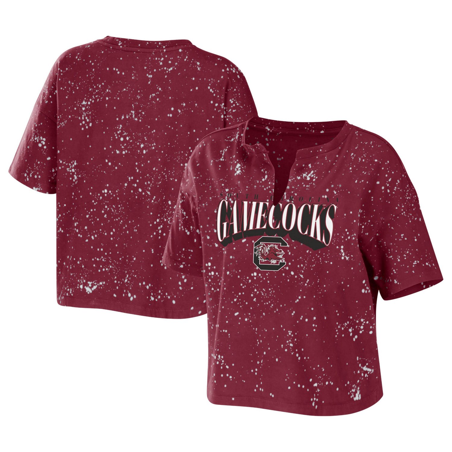 WEAR by Erin Andrews South Carolina Gamecocks Bleach Wash Splatter ...