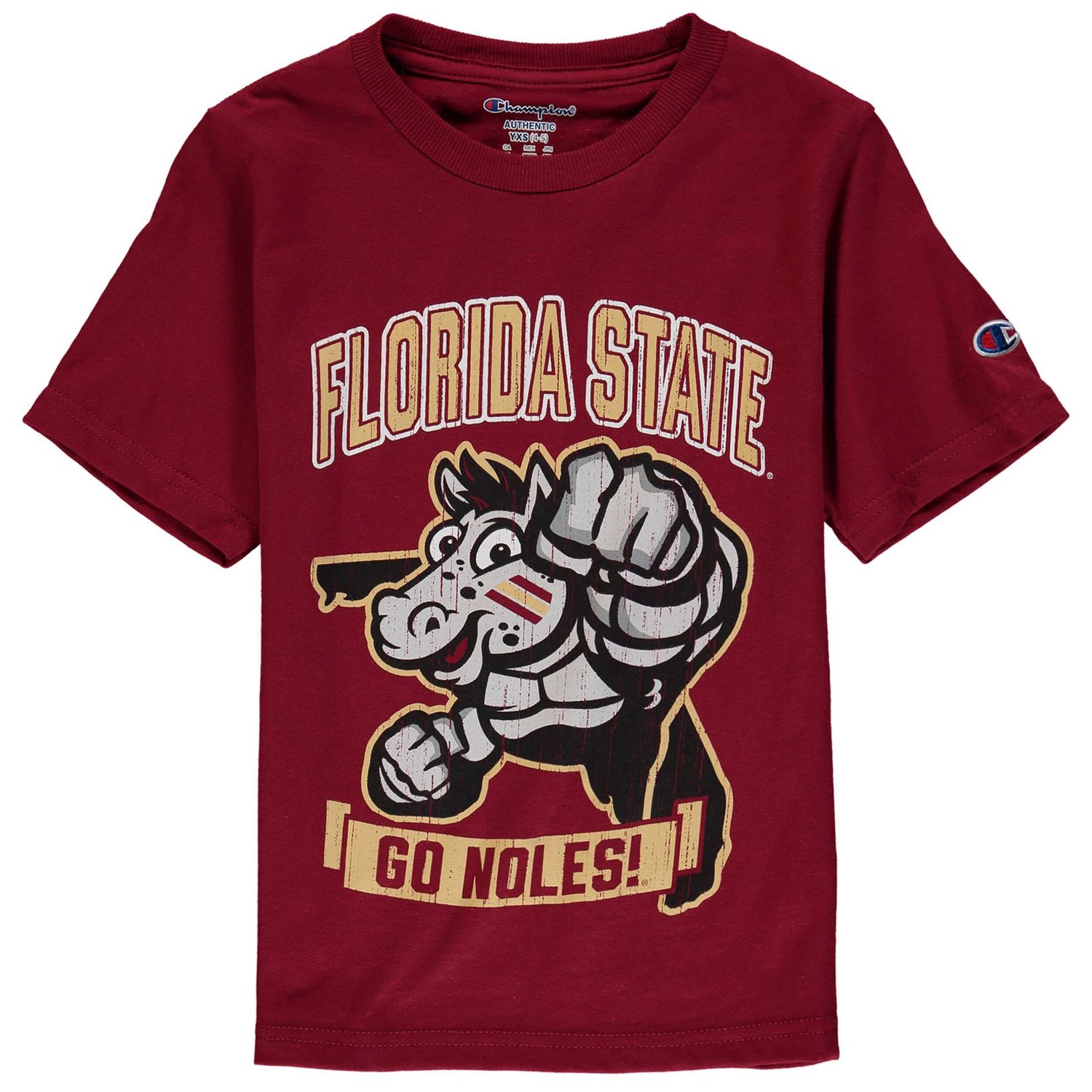 Youth Champion Florida State Seminoles Strong Mascot T-Shirt | Academy