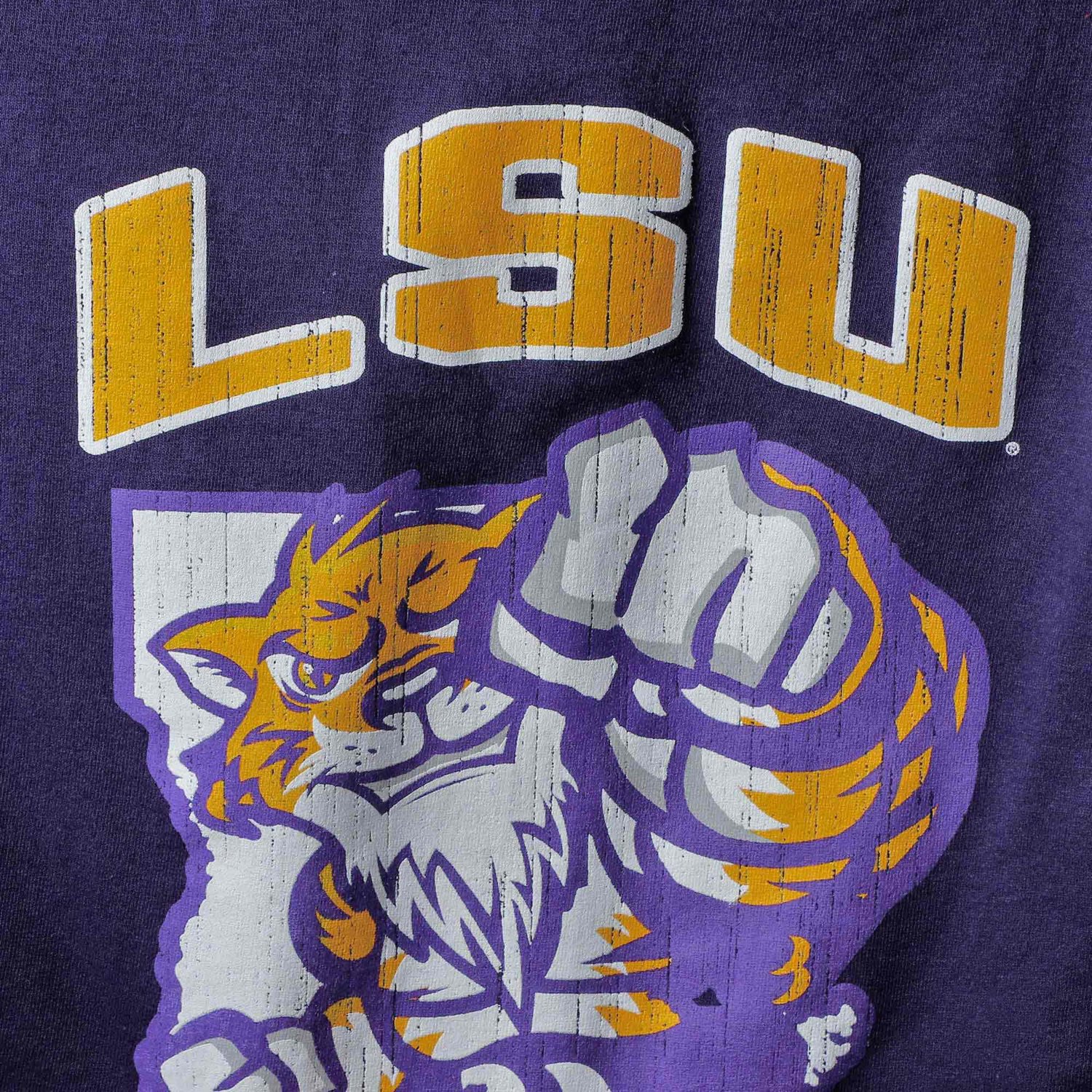 Youth Champion LSU Tigers Strong Mascot T-Shirt | Academy