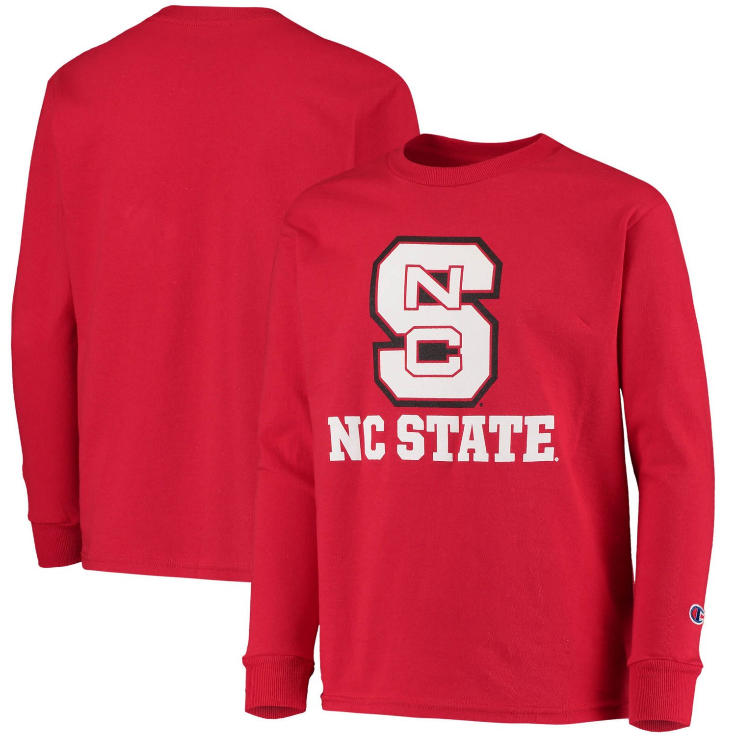 Youth Champion NC State Wolfpack Lockup Long Sleeve T-Shirt | Academy
