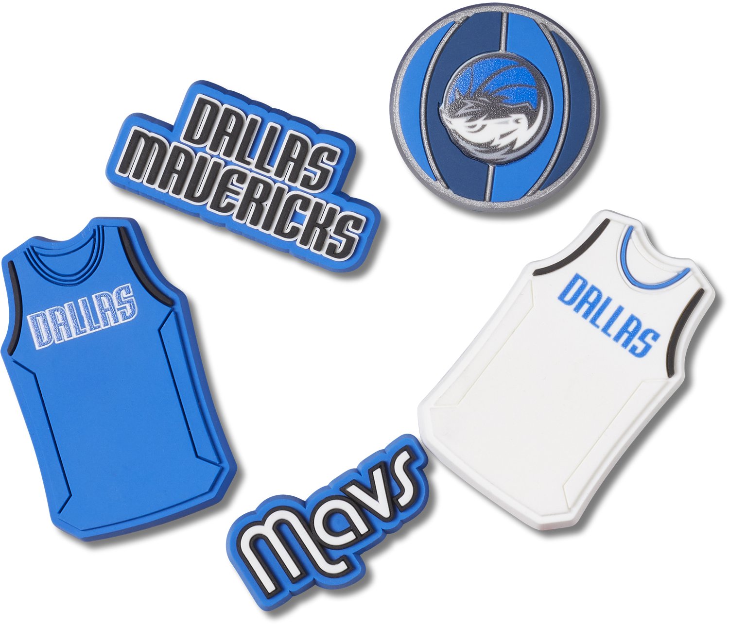 Crocs Dallas Mavericks Jibbitz 5-Pack | Free Shipping at Academy