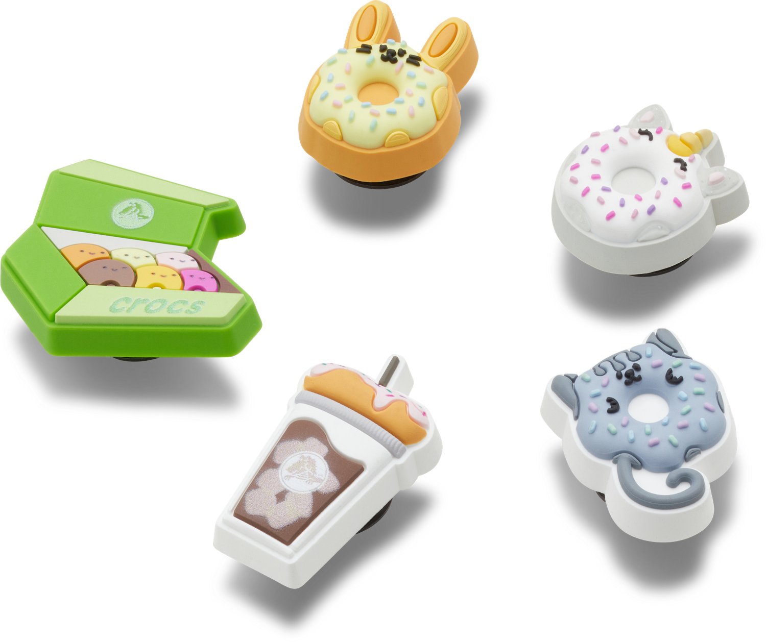 Crocs Jibbitz Coffee and Donuts 5 Pack | Academy