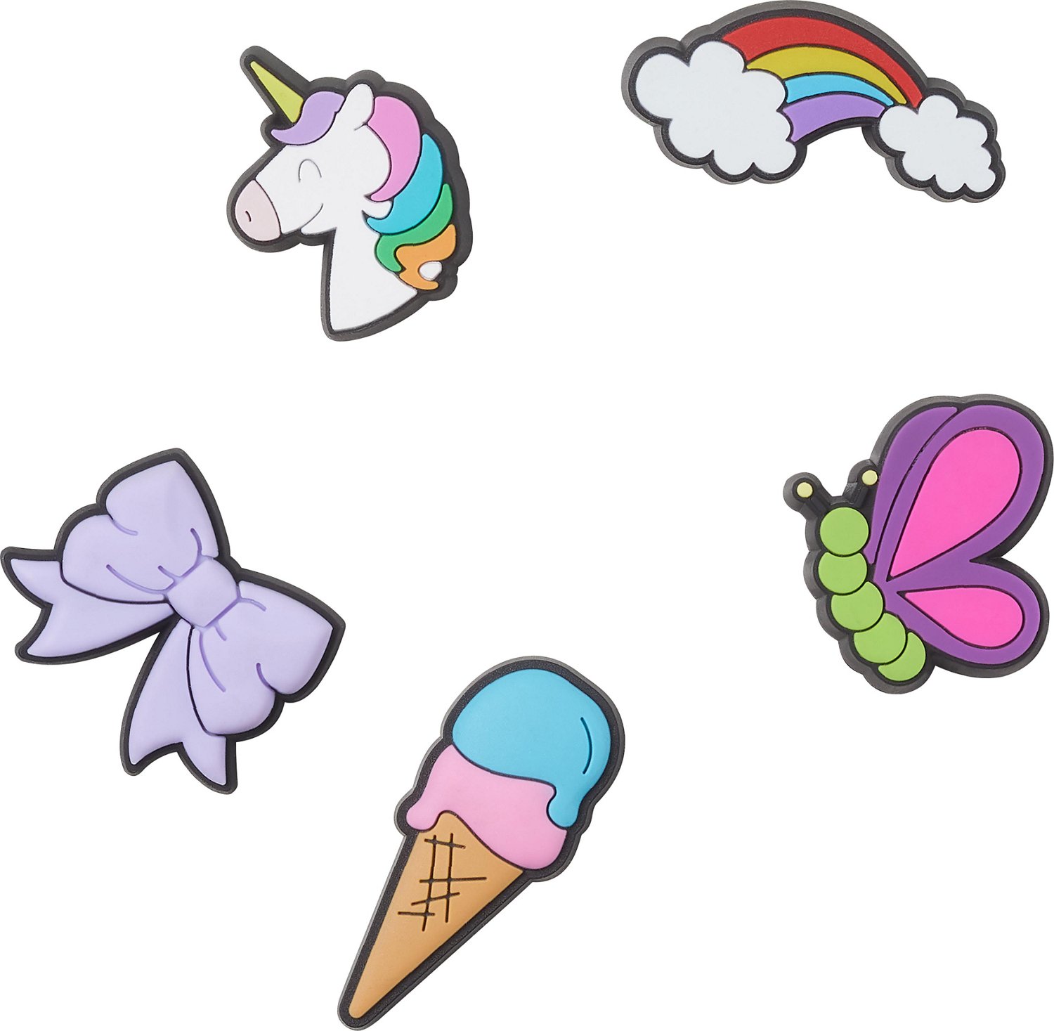 Crocs Kids Jibbitz Young Girl Cartoons 5pk | Academy