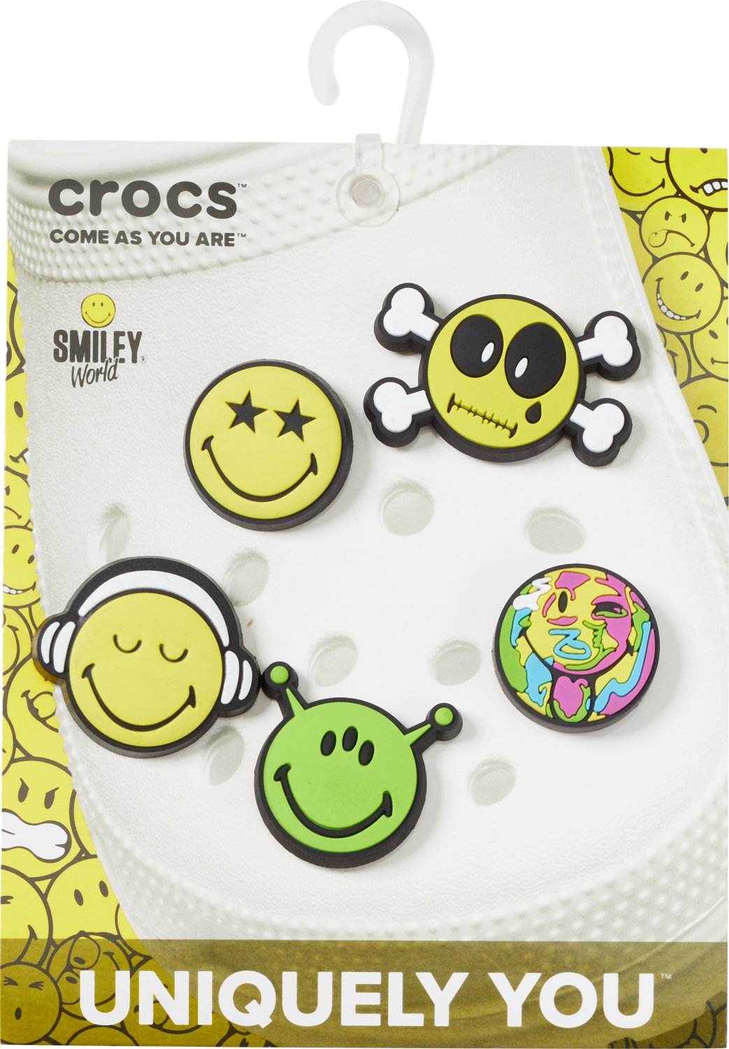 Crocs Smiley Jibbitz 5-Pack | Free Shipping at Academy