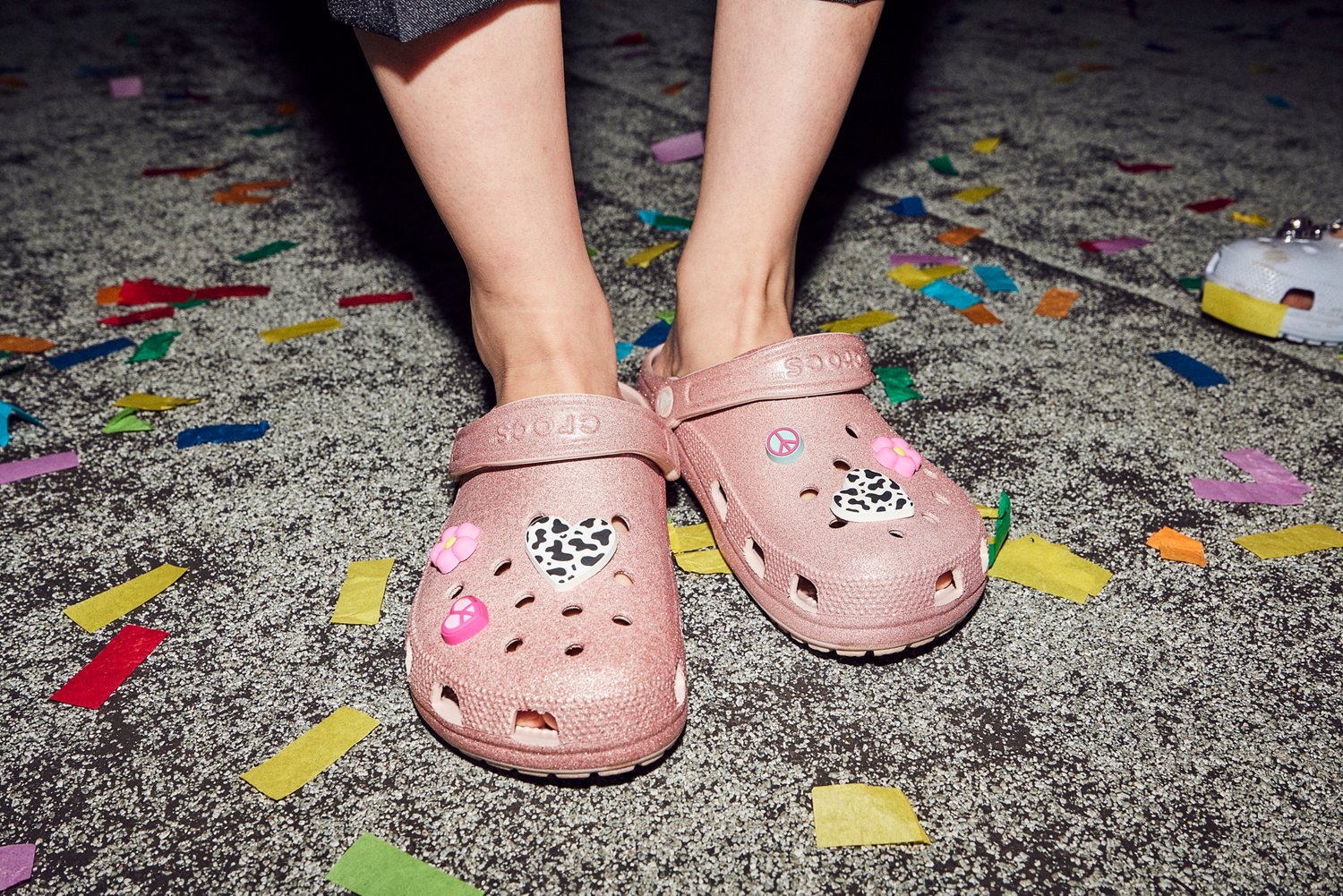 Crocs Adults' Classic Glitter Clogs | Free Shipping at Academy