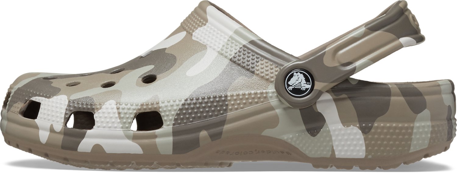 Crocs Adults' Classic Printed Camo Clogs | Academy