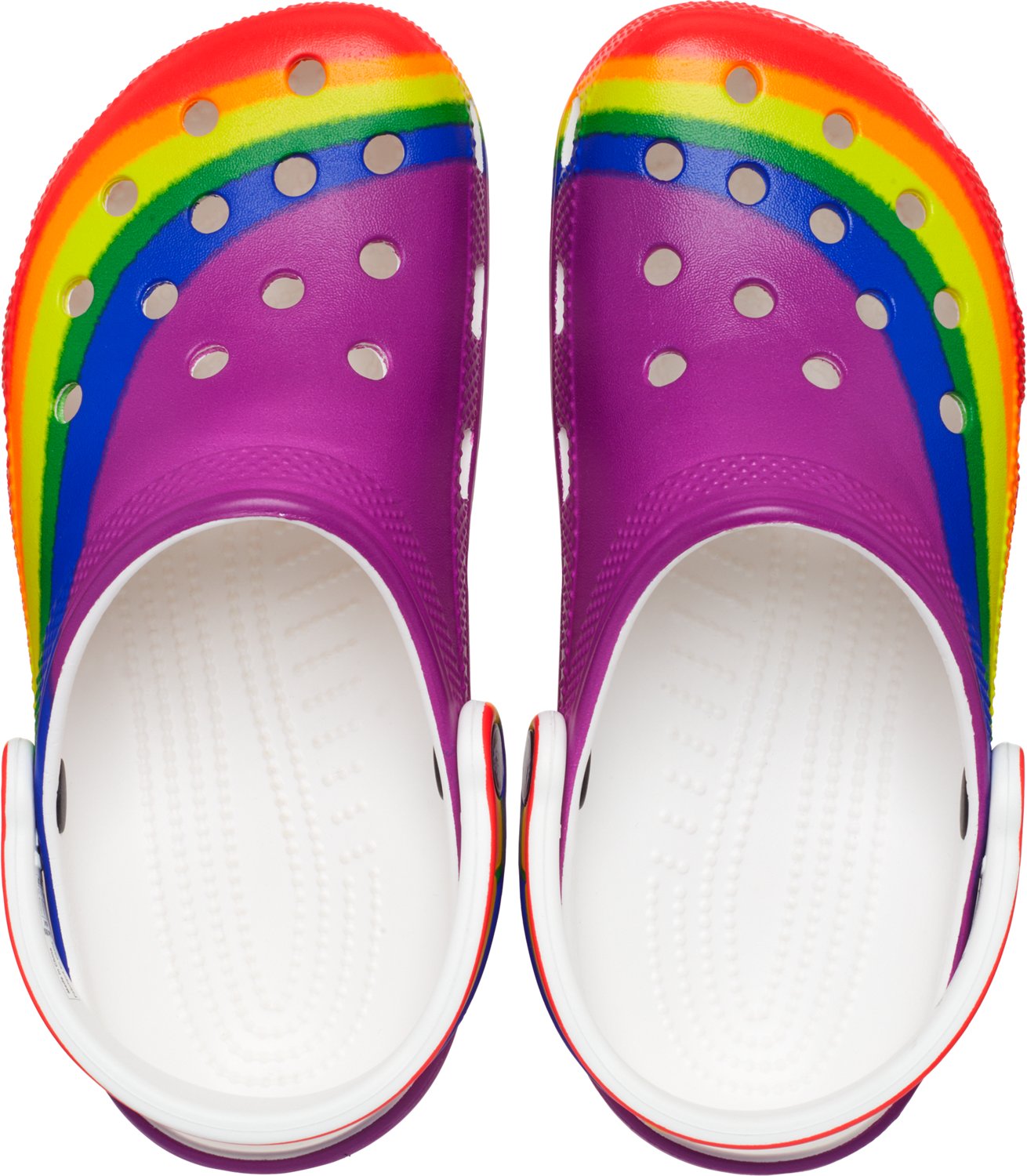 Crocs Adults' Classic Rainbow Dye Clogs | Academy