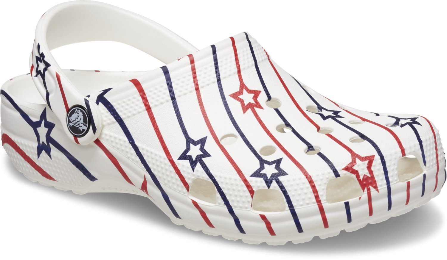 Crocs Adults' Classic Stars and Stripes Clogs | Academy