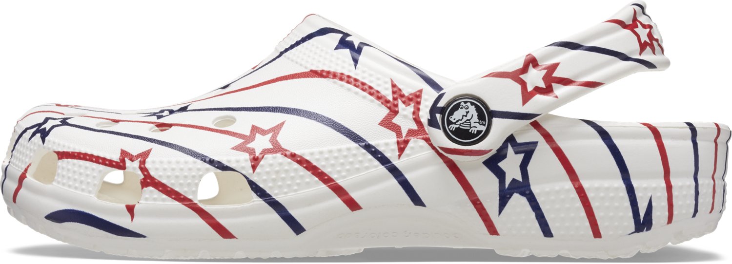 Crocs Adults' Classic Stars and Stripes Clogs | Academy
