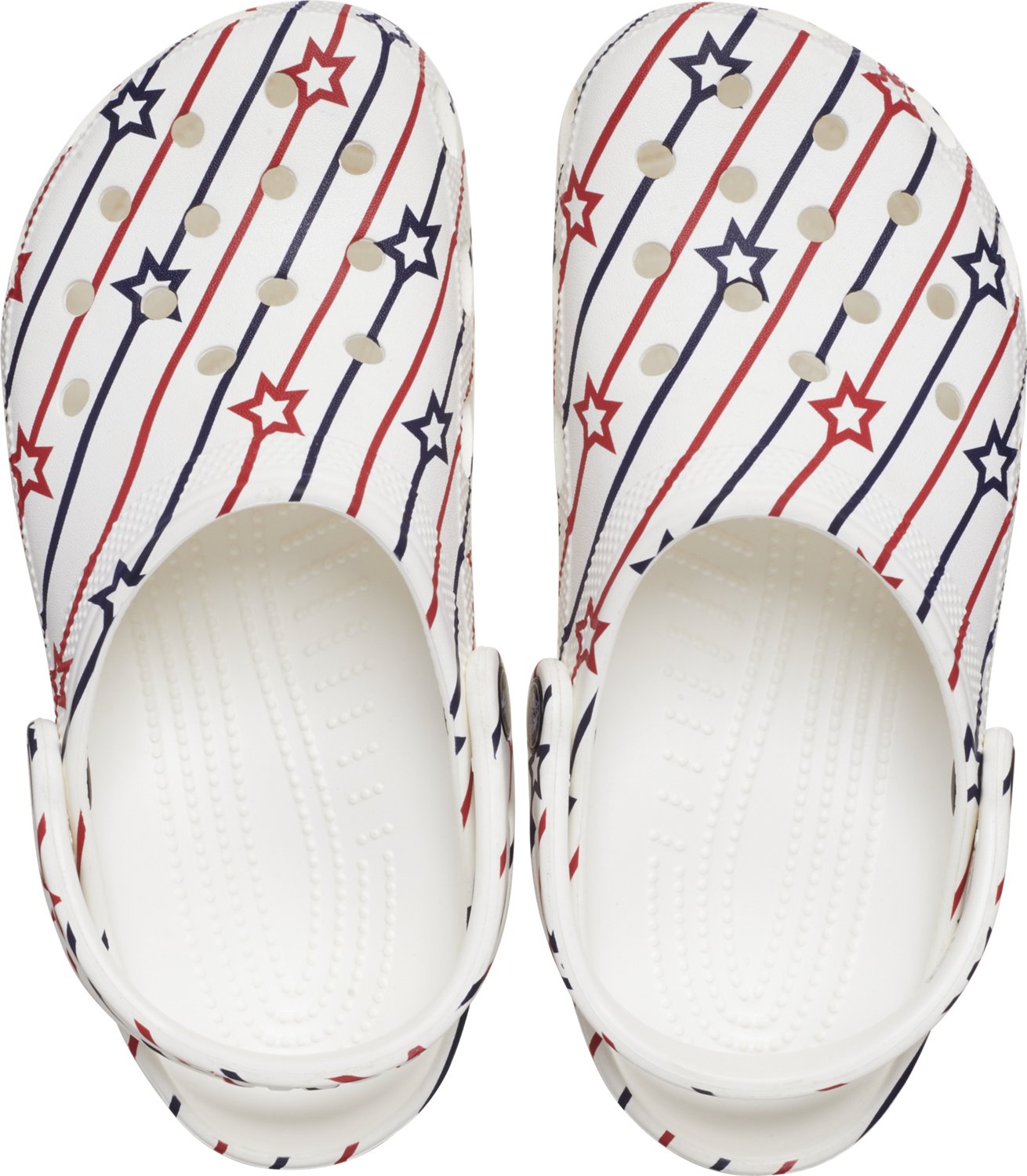 Crocs Adults' Classic Stars and Stripes Clogs | Academy