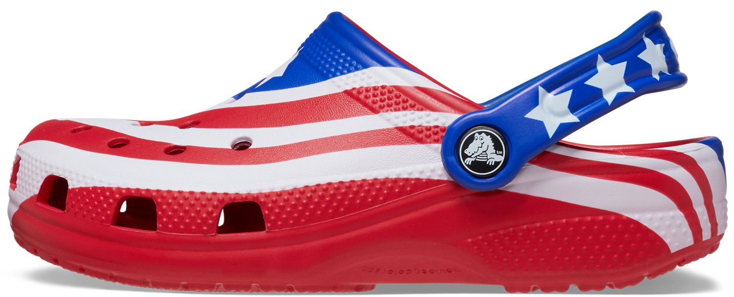 Crocs Kids Classic American Flag TD Clogs | Academy