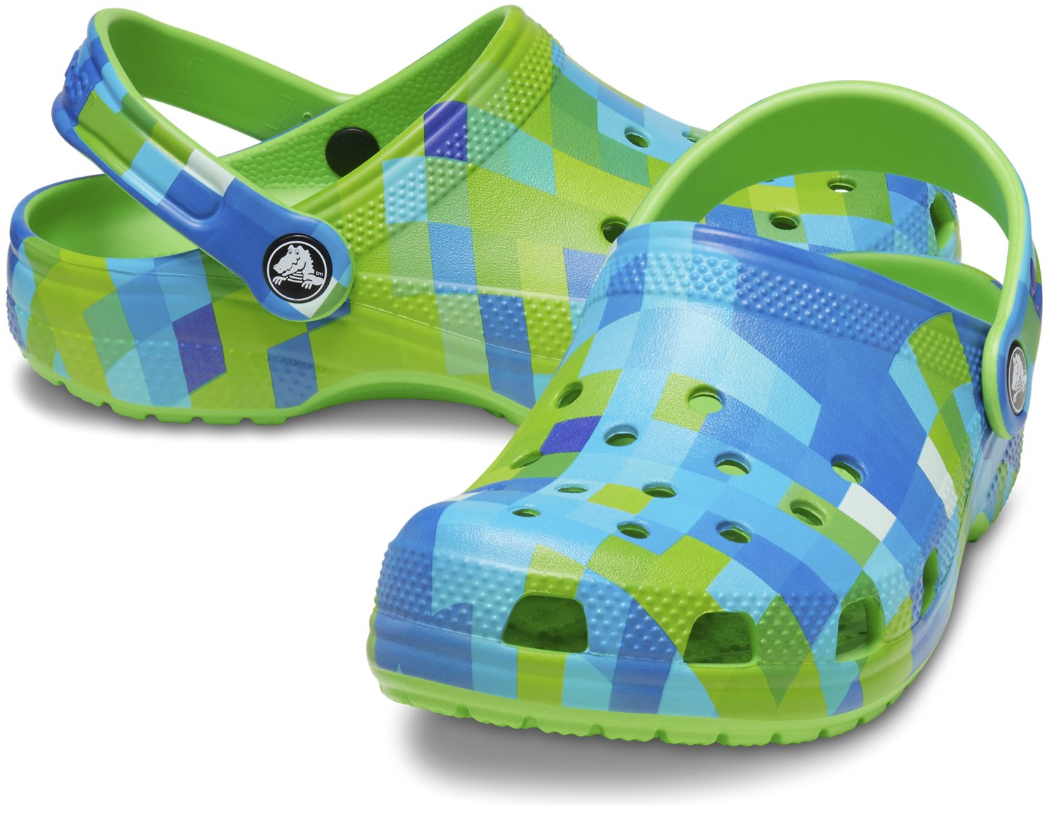 Crocs Kids' Classic Digi Block Clogs | Free Shipping at Academy