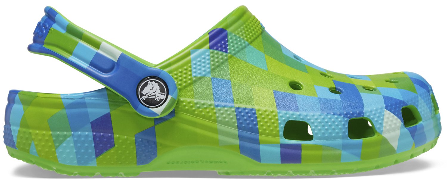 Crocs Kids' Classic Digi Block Clogs | Free Shipping at Academy