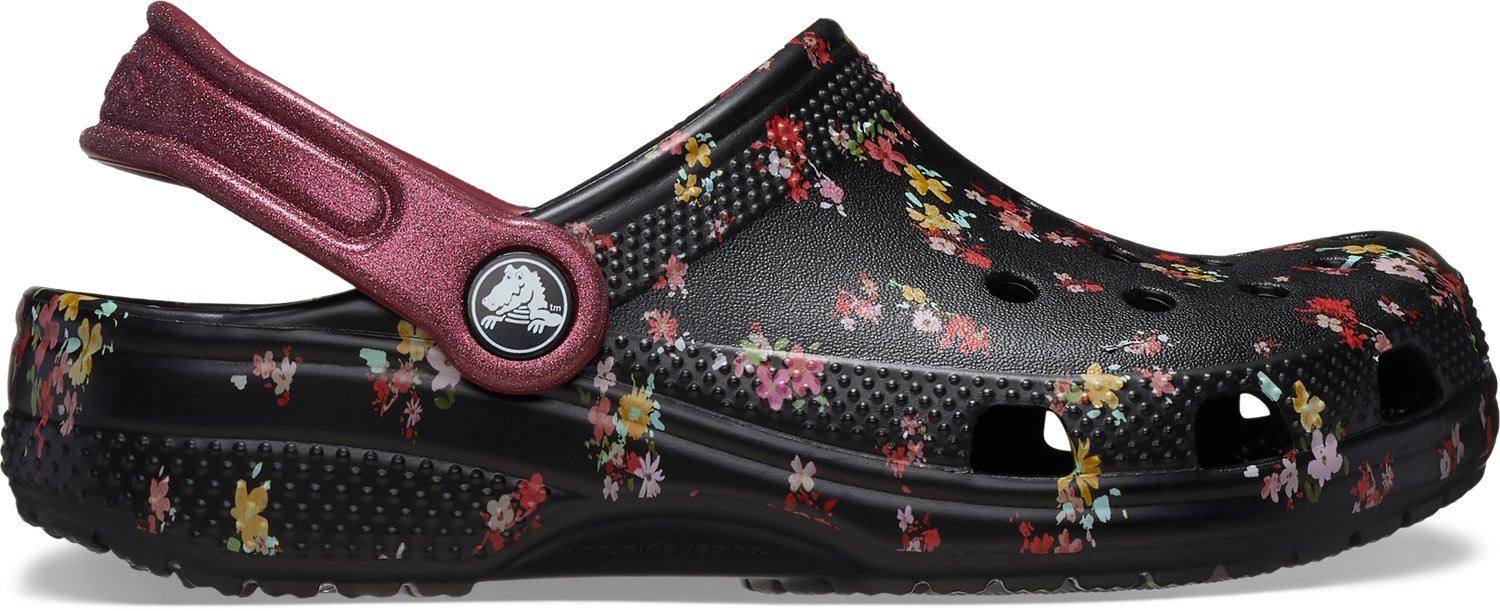 Crocs Kids' Classic Ditsy Floral Clogs | Academy