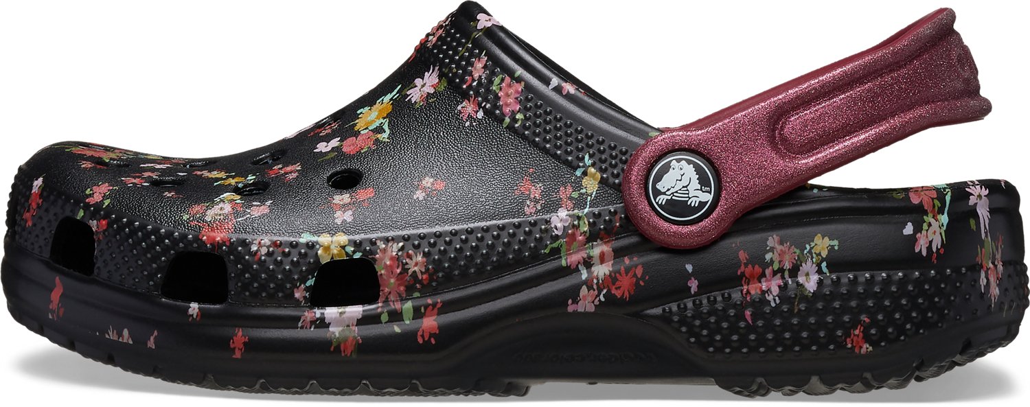 Crocs Kids' Classic Ditsy Floral Clogs | Academy