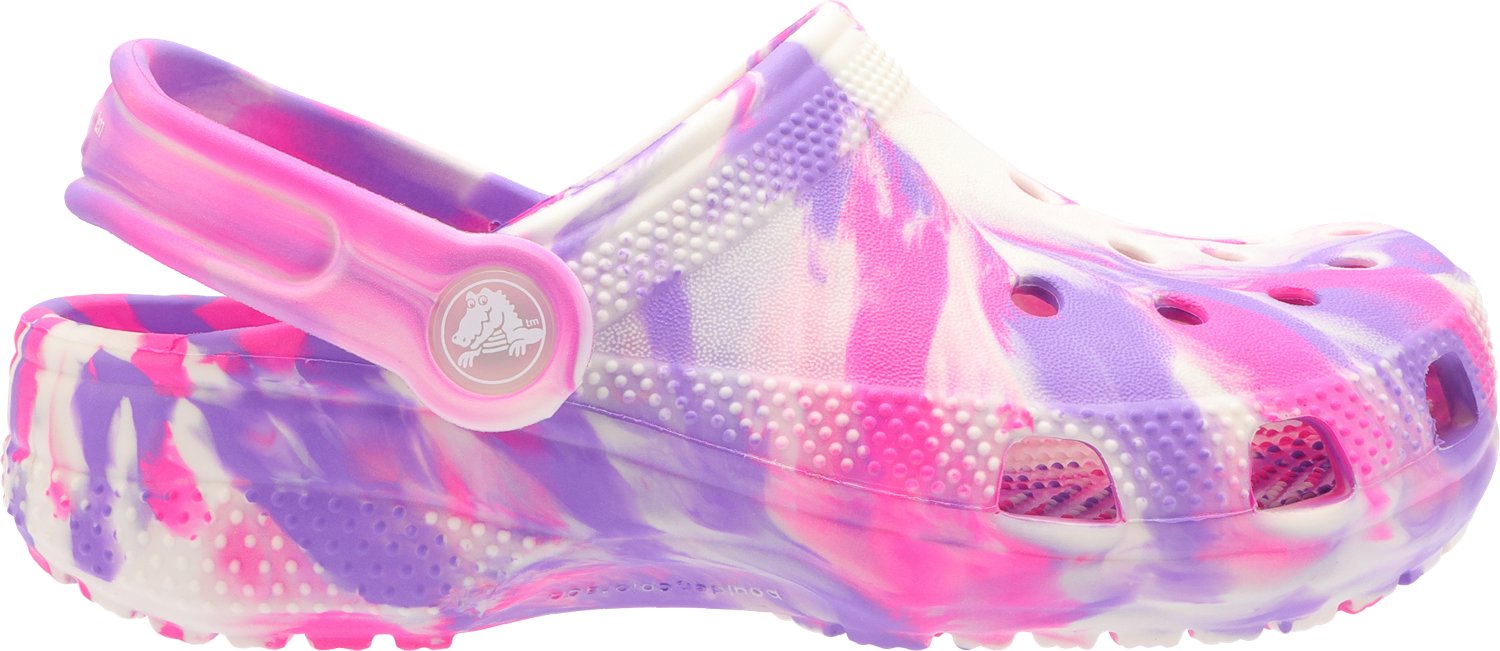 Crocs Kids' Classic Glow Marbled Clogs | Free Shipping at Academy