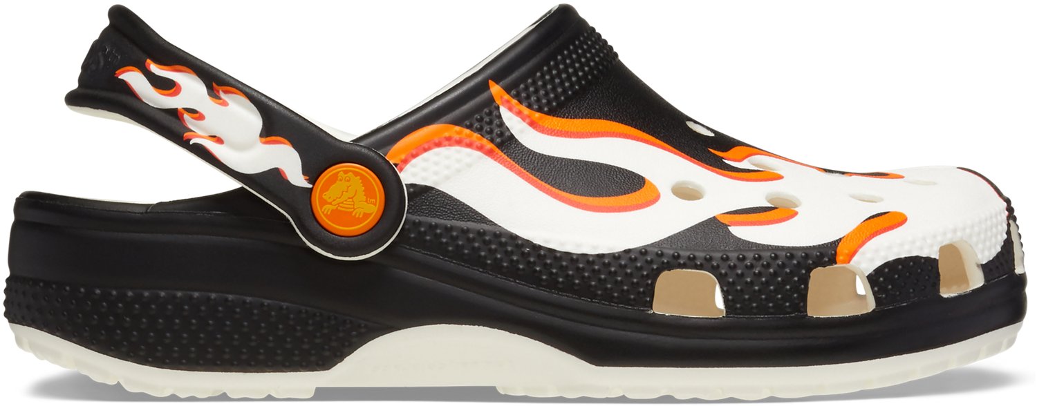 Crocs Kids' Classic Graphic Glow Flame Clogs | Academy