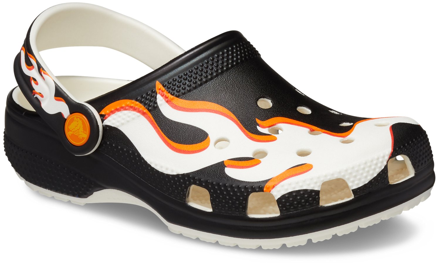 Crocs Kids' Classic Graphic Glow Flame Clogs | Academy