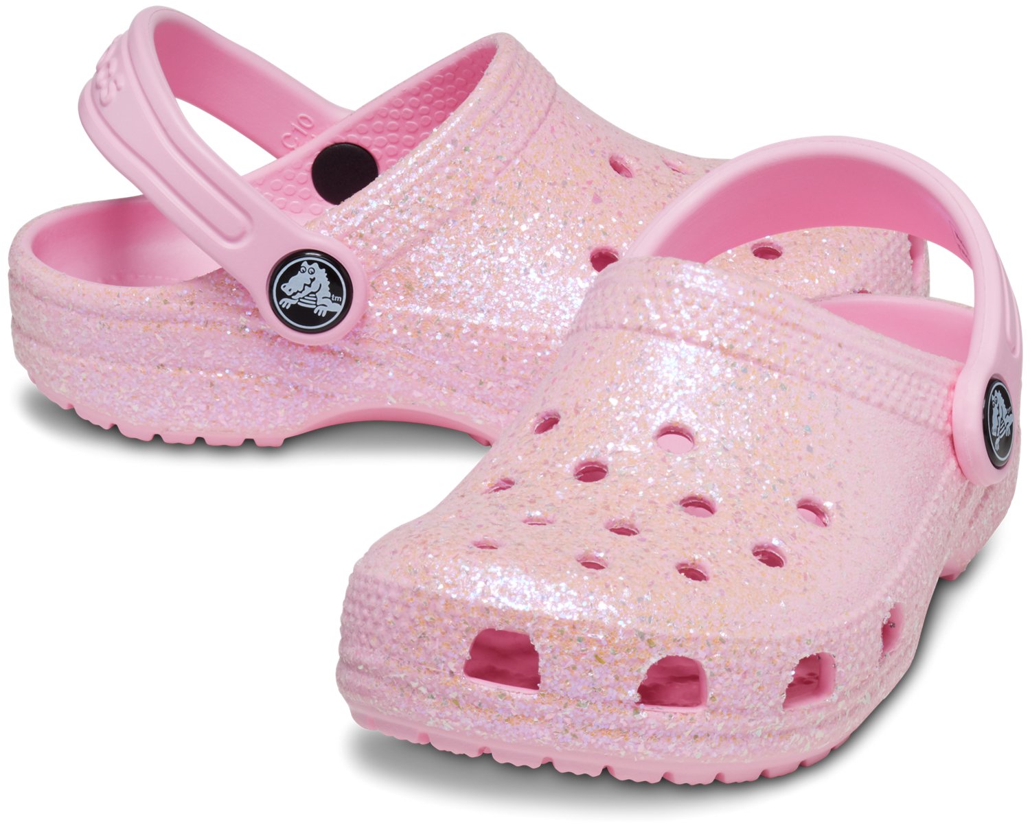 Crocs Toddler Classic Glitter III Clogs | Academy