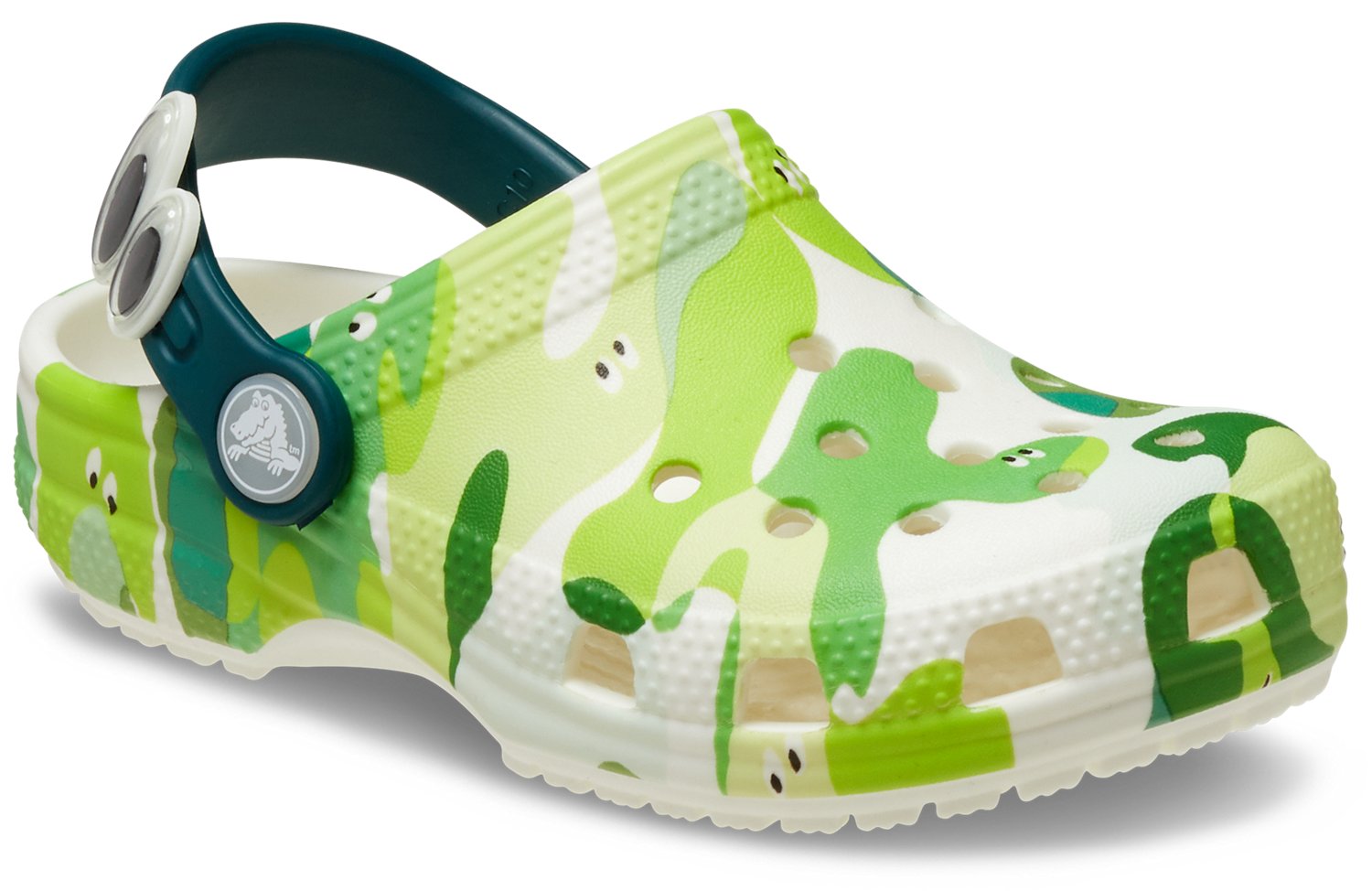Crocs Toddlers' Classic Glow Slime Monster Clogs | Academy