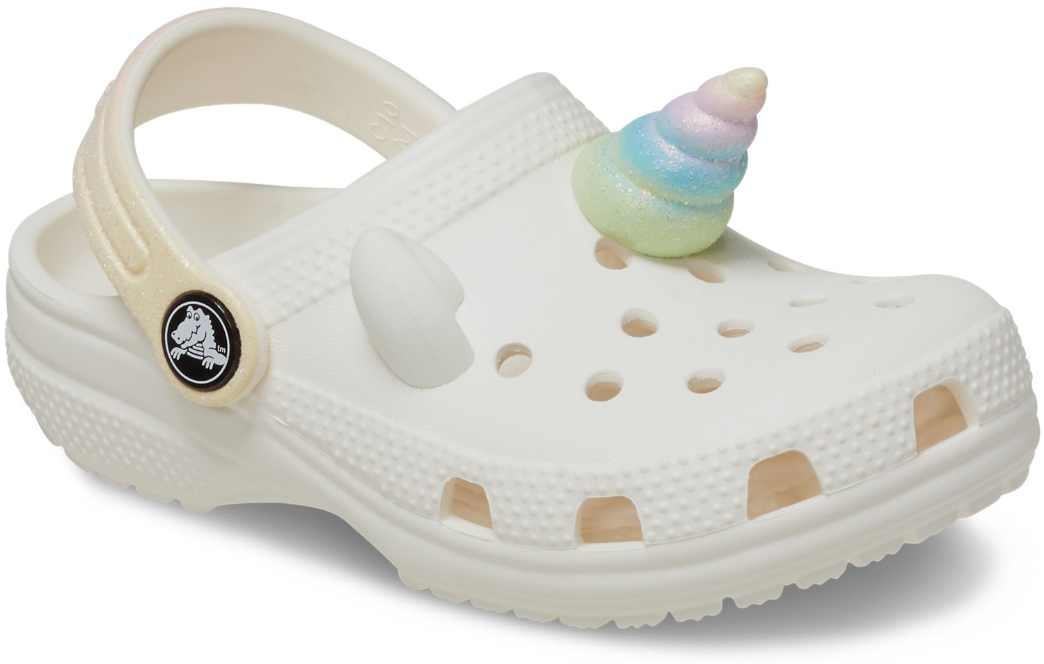 Crocs Toddlers' Classic Rainbow Unicorn Clogs | Academy