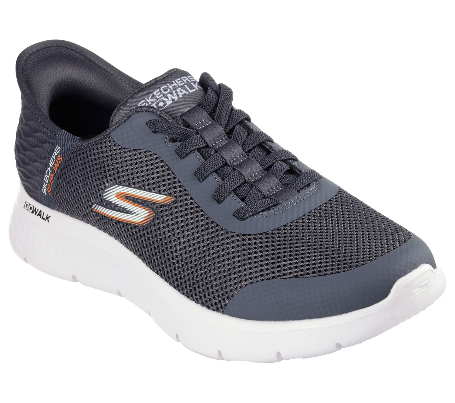 SKECHERS Men's Go Walk Flex Slip In Lace up Shoes | Academy