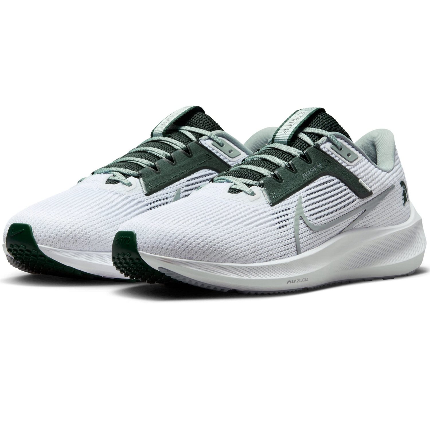 Unisex Nike Michigan State Spartans Zoom Pegasus 40 Running Shoe | Academy