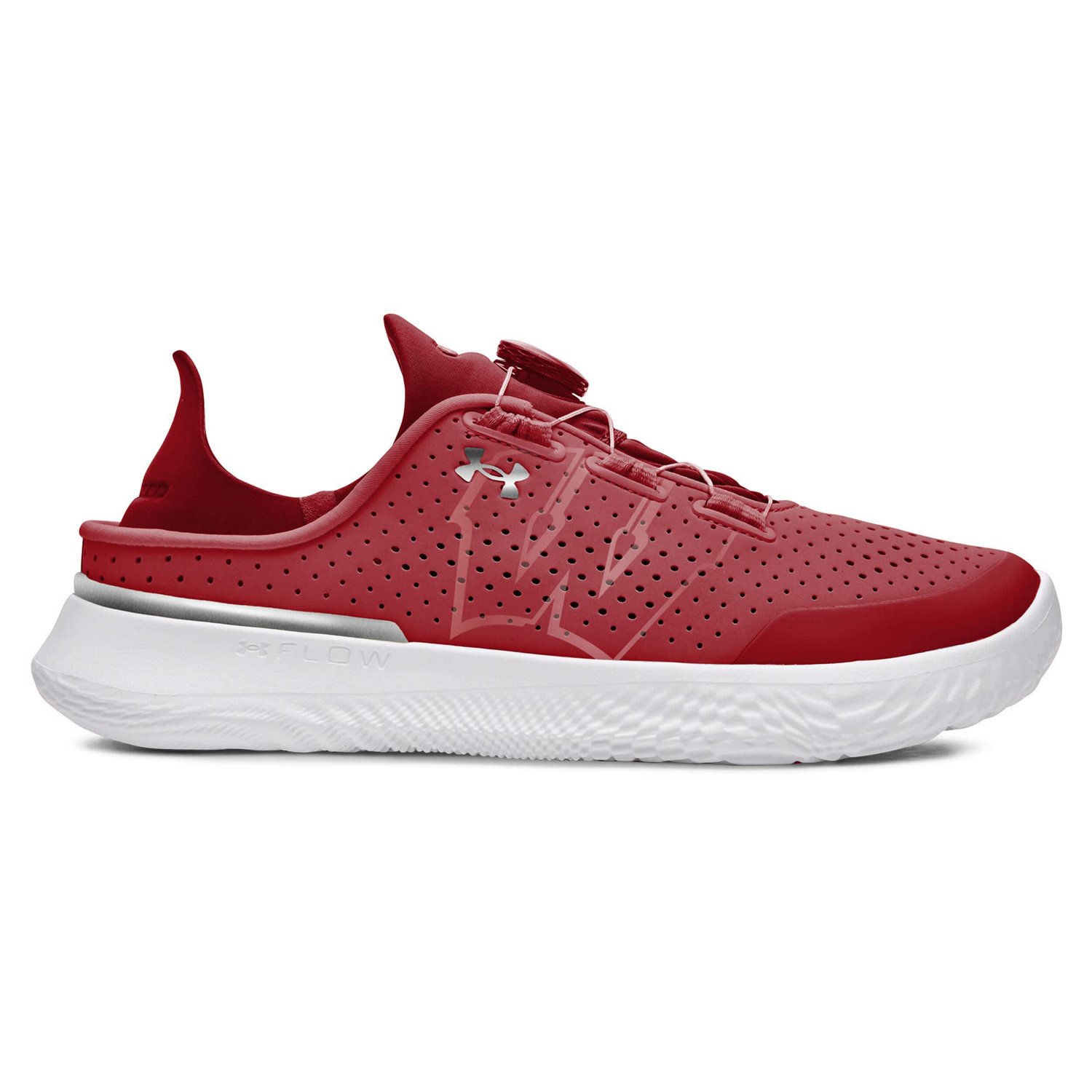 Unisex Under Armour Wisconsin Badgers SlipSpeed Running Shoes | Academy
