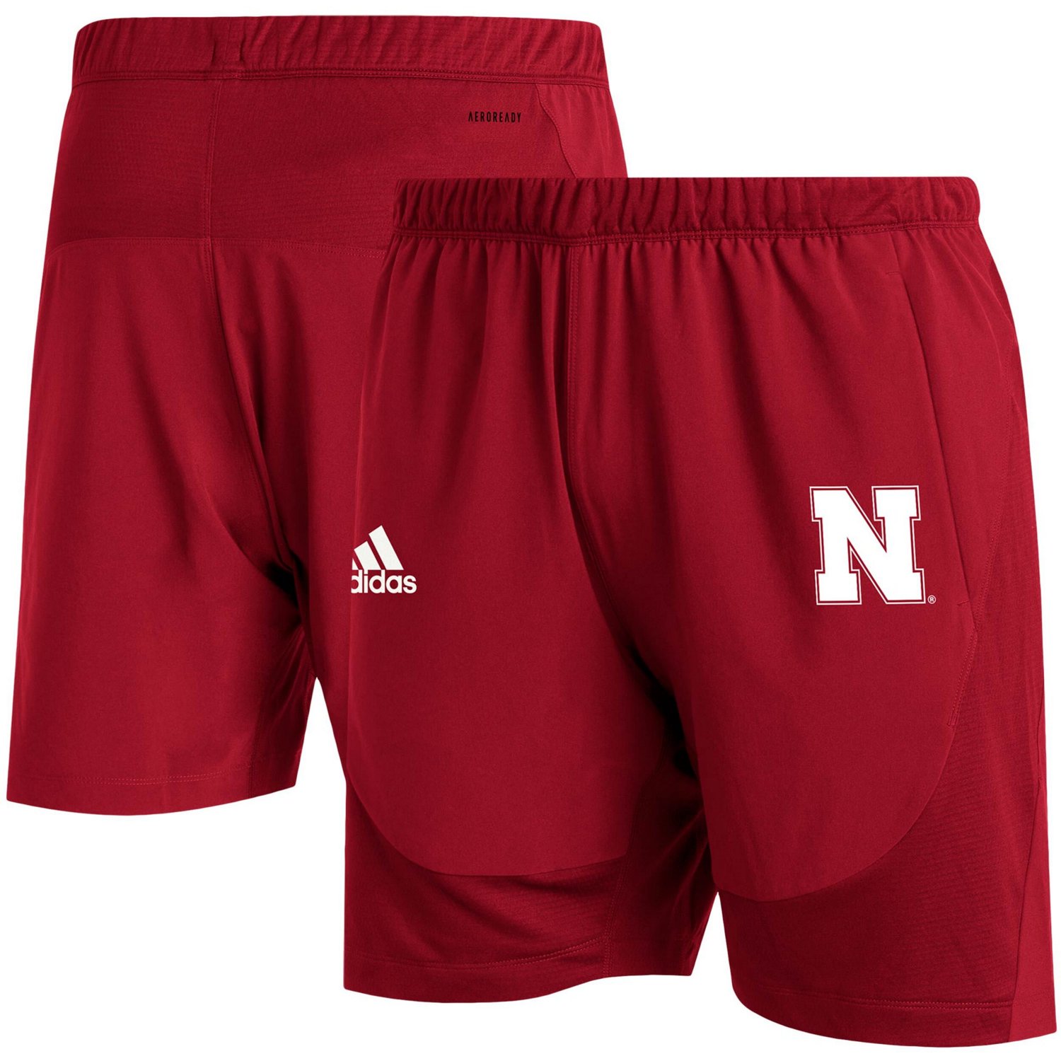 adidas Nebraska Huskers 2021 Sideline AEROREADY Training Shorts | Academy