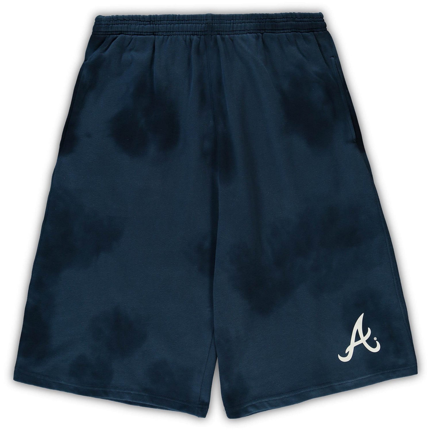 Atlanta Braves Big Tall Tye Dye Fleece Shorts | Academy