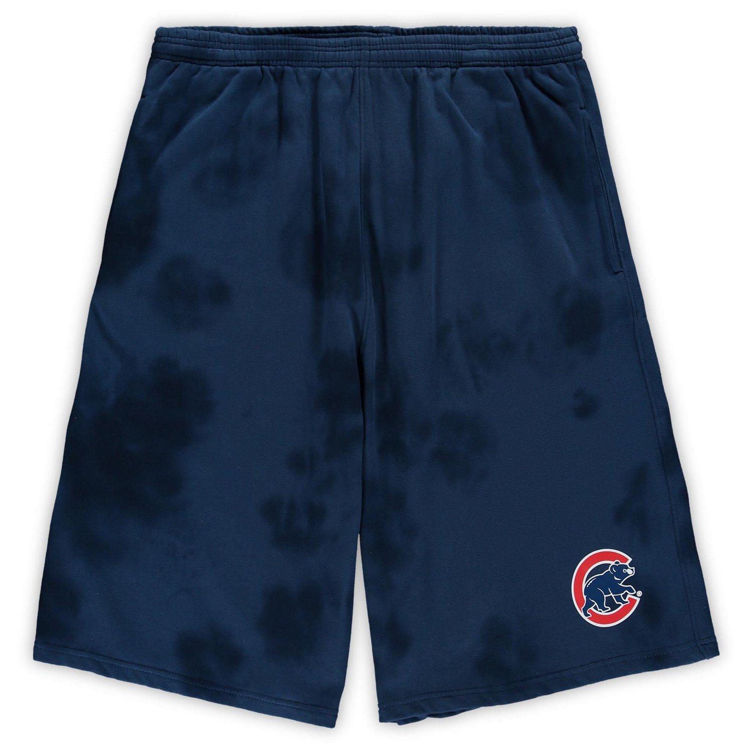 Chicago Cubs Big Tall Tye Dye Fleece Shorts | Academy