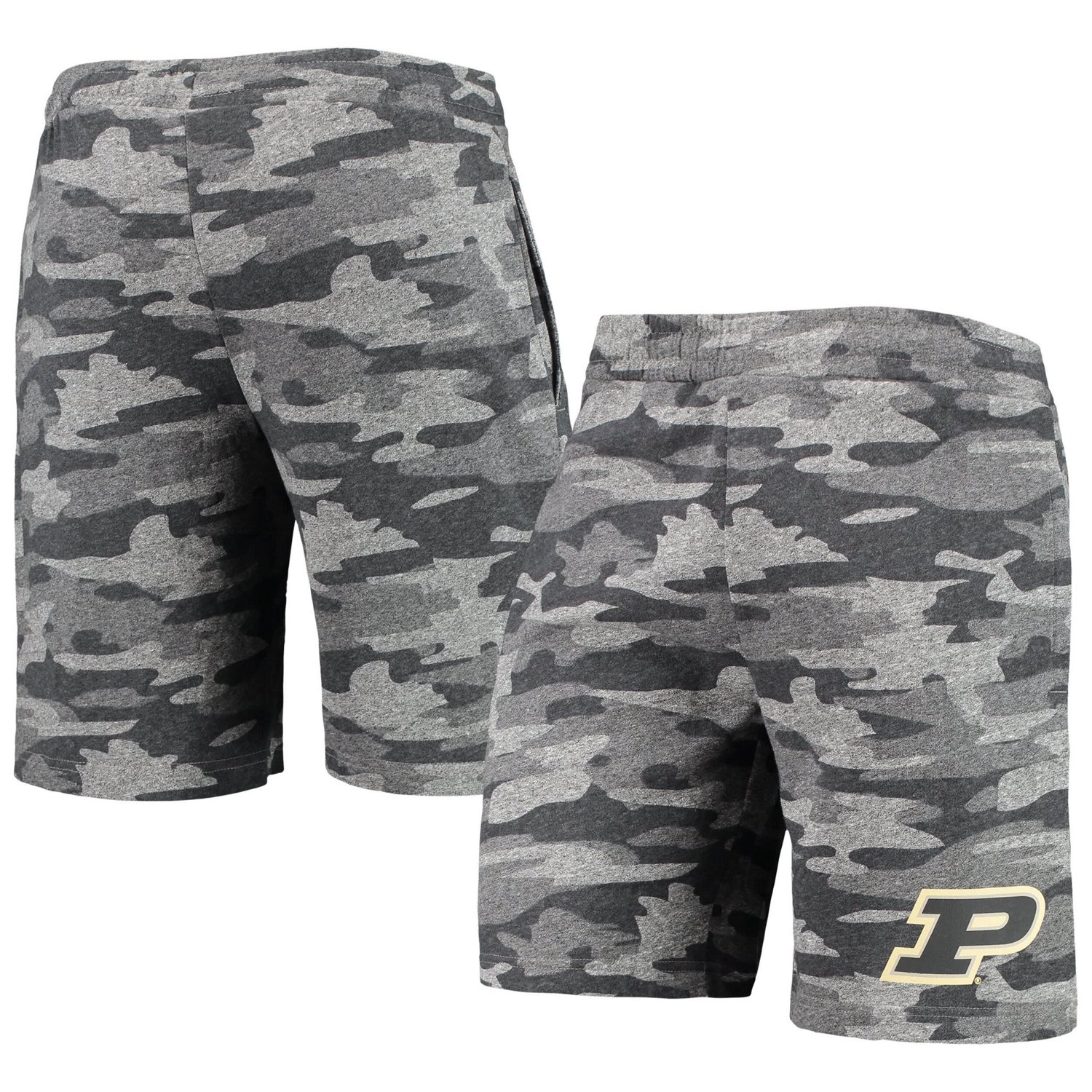 Concepts Sport /Gray Purdue Boilermakers Camo Backup Terry Jam Lounge ...