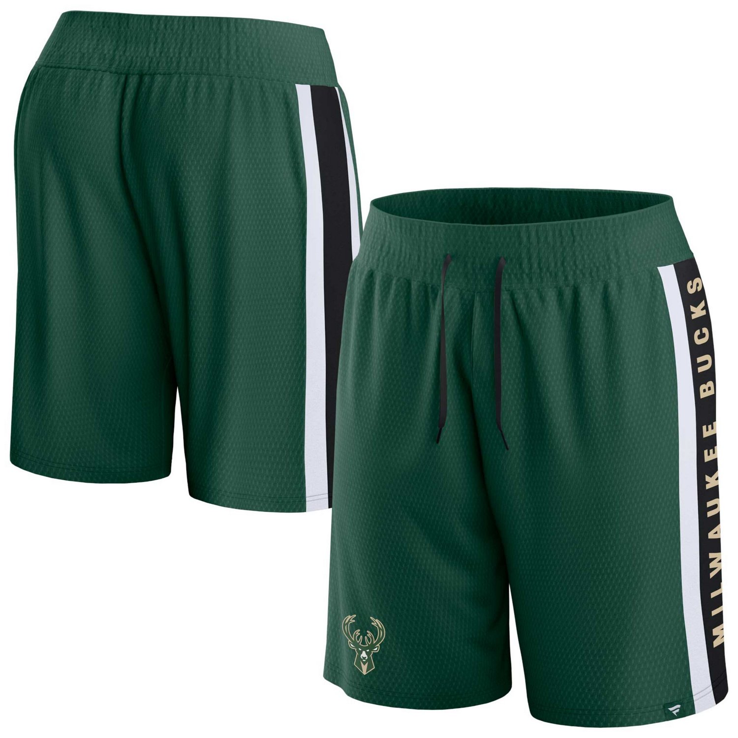 Fanatics Branded Hunter Milwaukee Bucks Referee Iconic Mesh Shorts ...