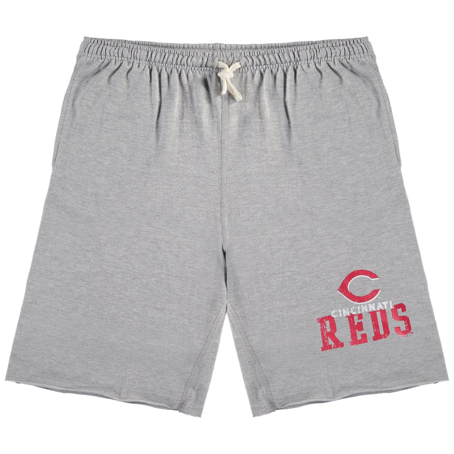Heathered Gray Cincinnati Reds Big Tall French Terry Shorts | Academy
