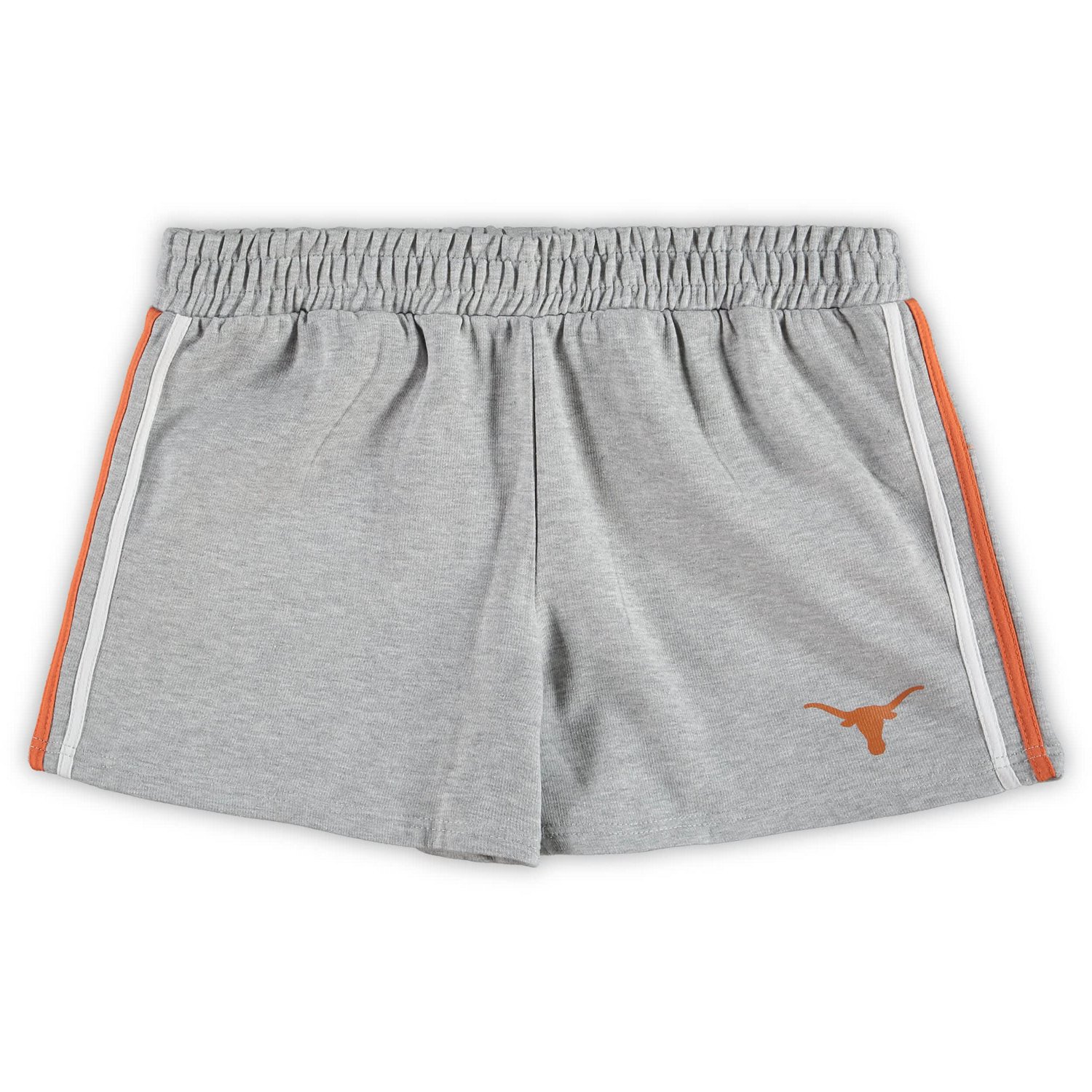 Heathered Gray Texas Longhorns Plus Size 2-Stripes Shorts | Academy