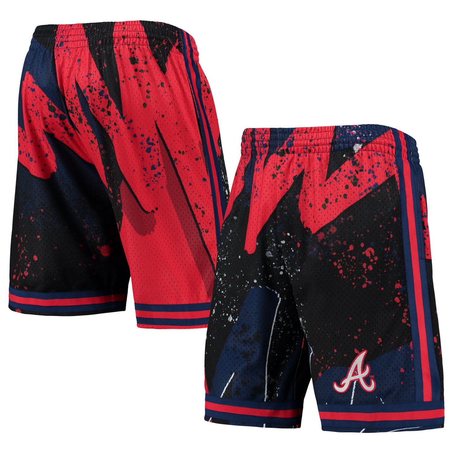Mitchell Ness Atlanta Braves Hyper Hoops Shorts | Academy
