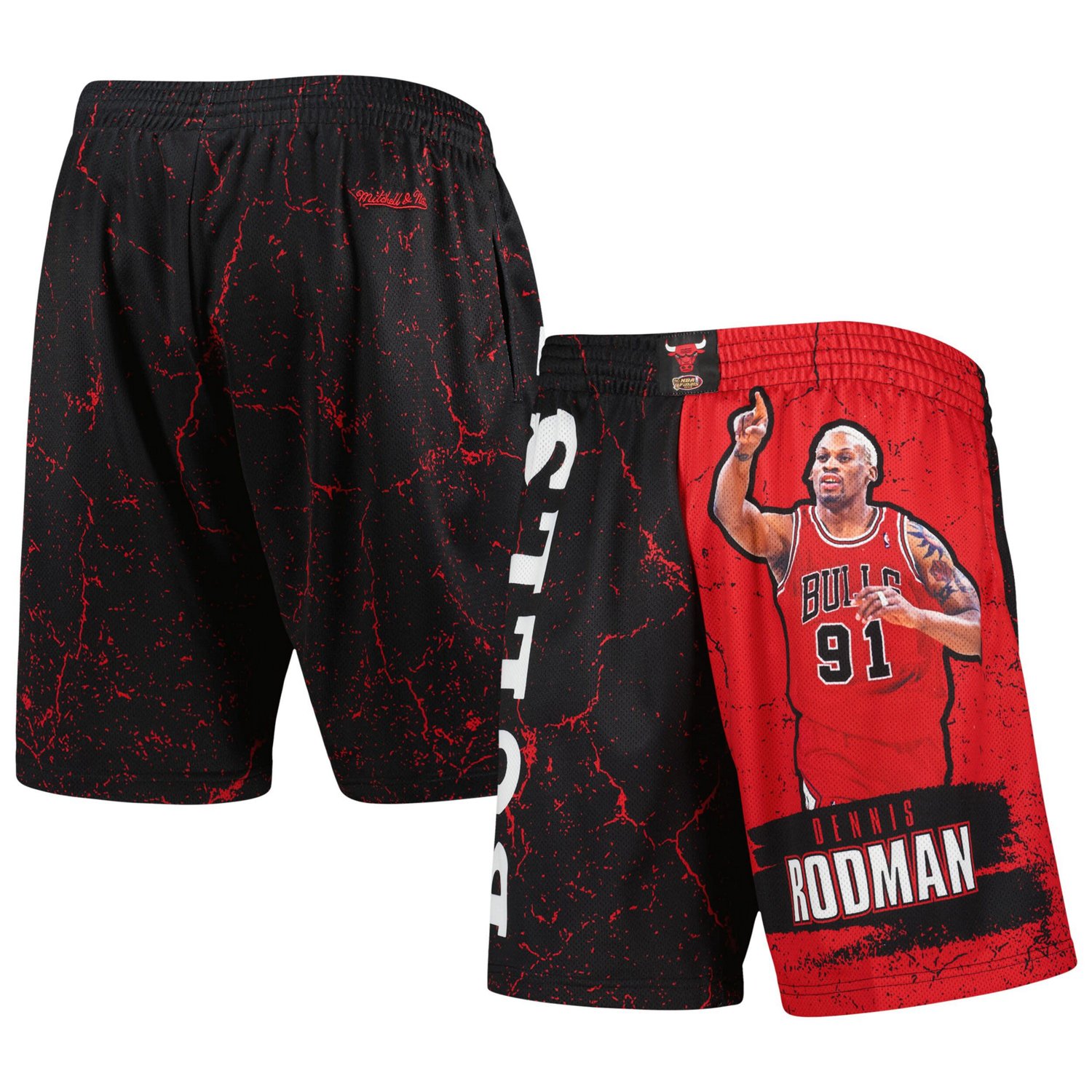 Mitchell Ness Dennis Rodman Chicago Bulls Hardwood Classics Player ...