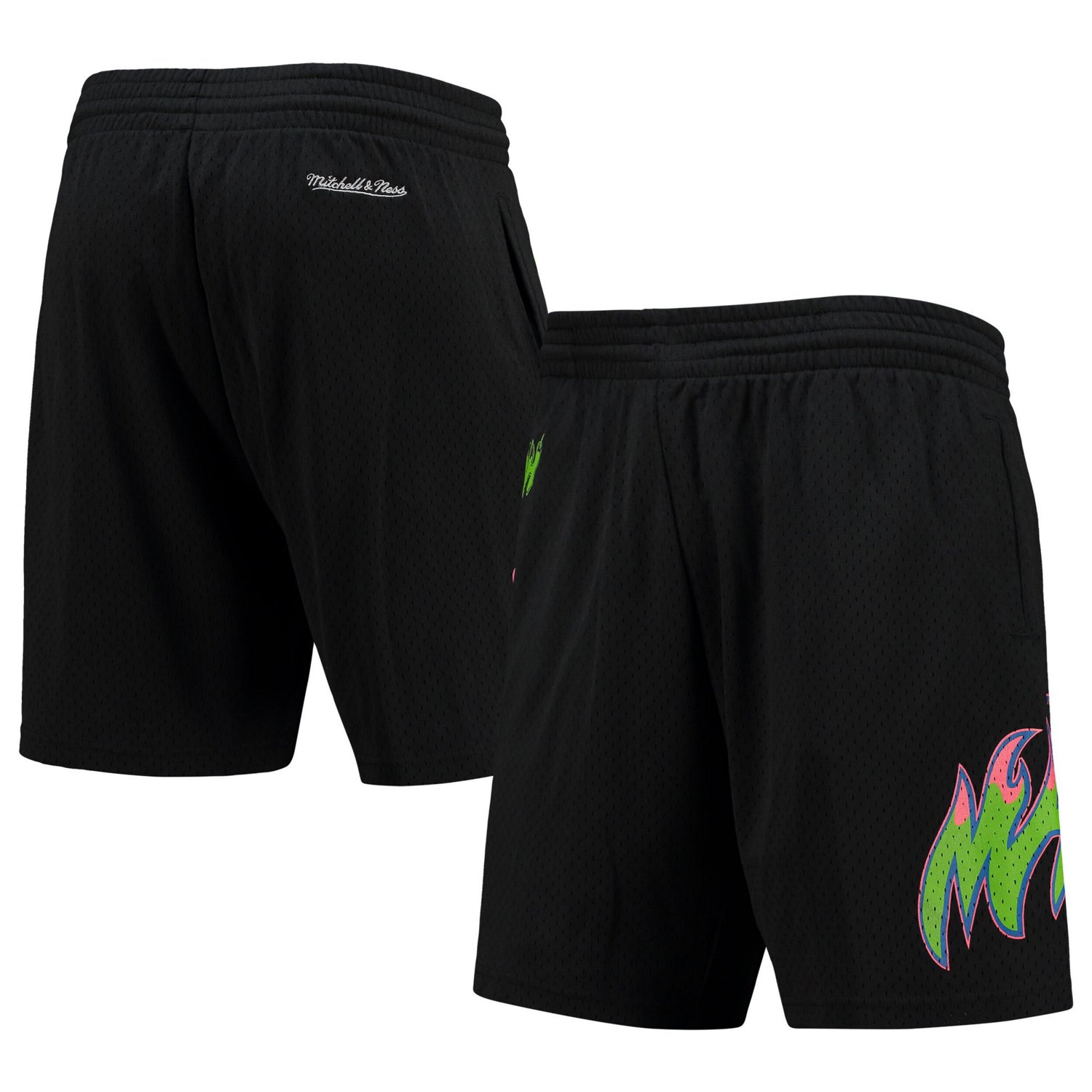 Mitchell Ness Miami Heat Hardwood Classics Color Bomb Energy Shorts ...