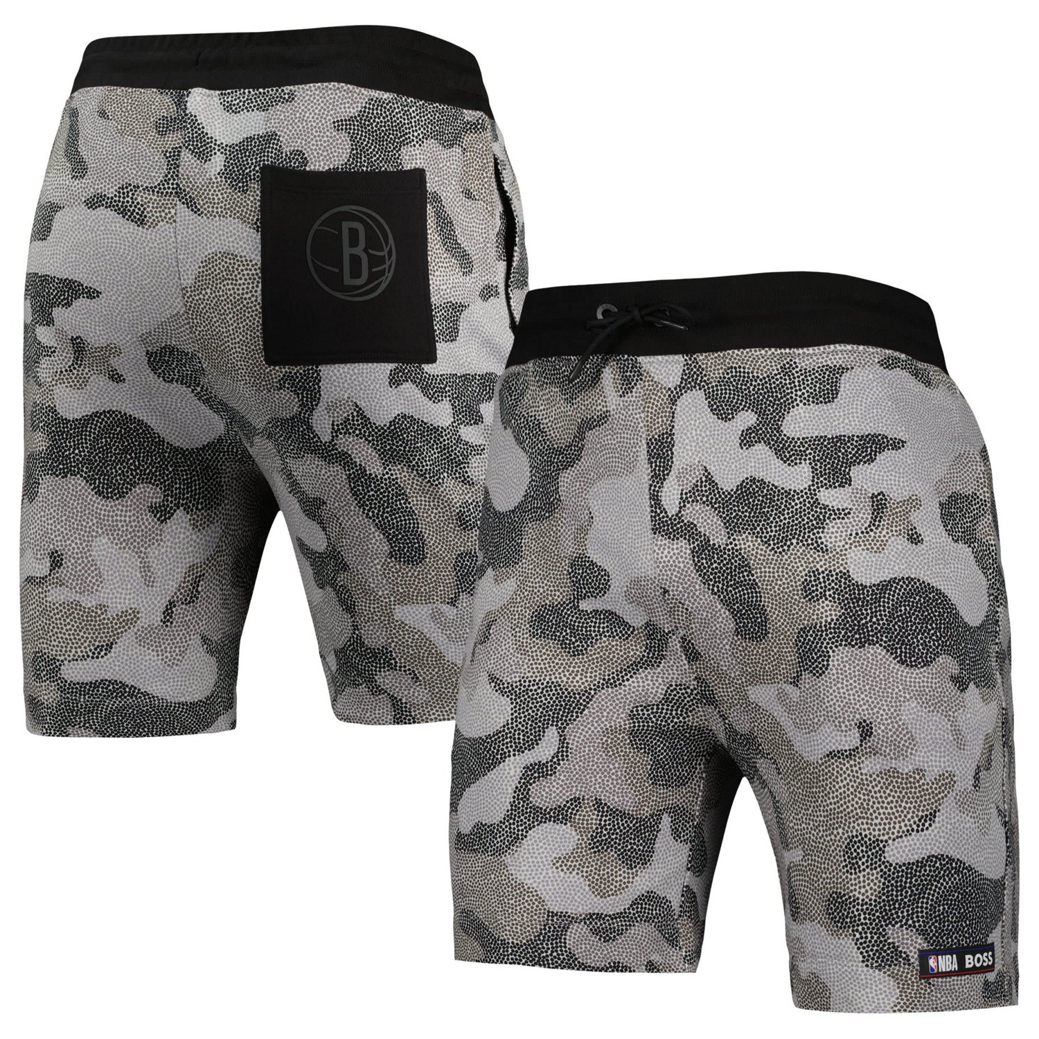 NBA x Hugo Boss Brooklyn Nets Slam Camo Shorts | Academy