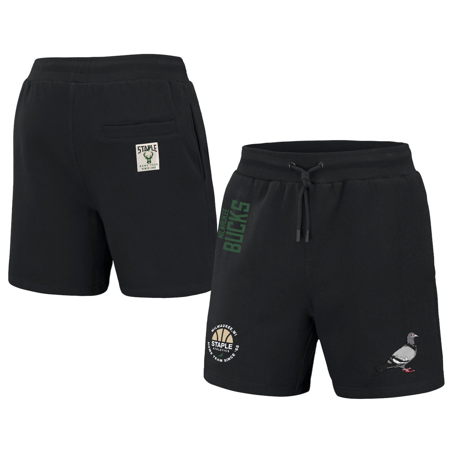 NBA x Staple Milwaukee Bucks Home Team Shorts | Academy