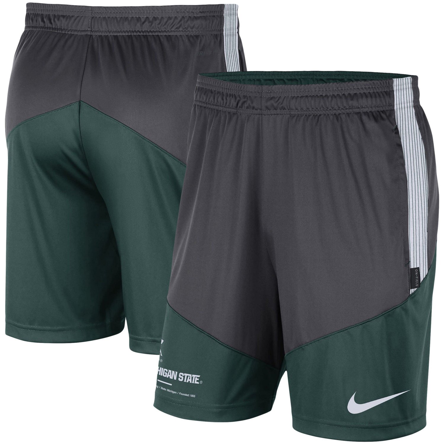 Nike / Michigan State Spartans Team Performance Knit Shorts | Academy