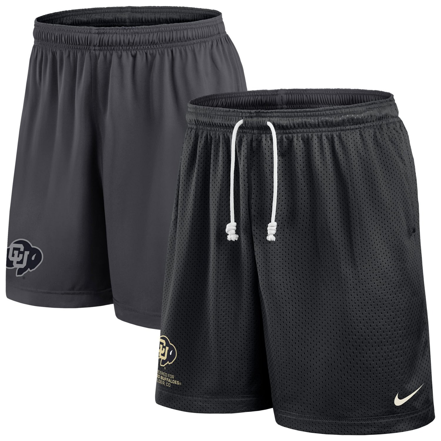 Nike Gray Colorado Buffaloes 2025 Sideline Reversible Performance Shorts | Academy