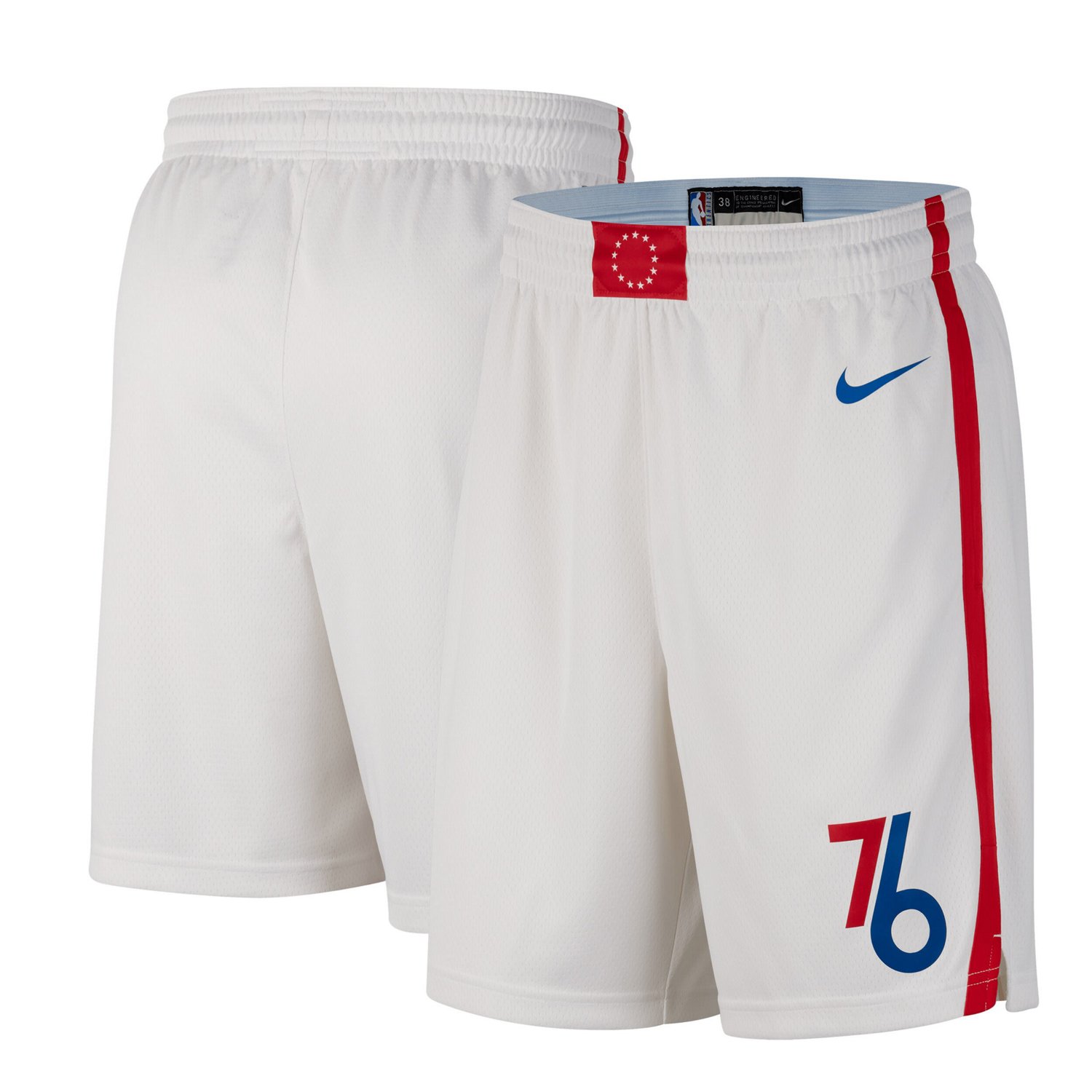 Nike Philadelphia 76ers 2022/23 City Edition Swingman Shorts | Academy