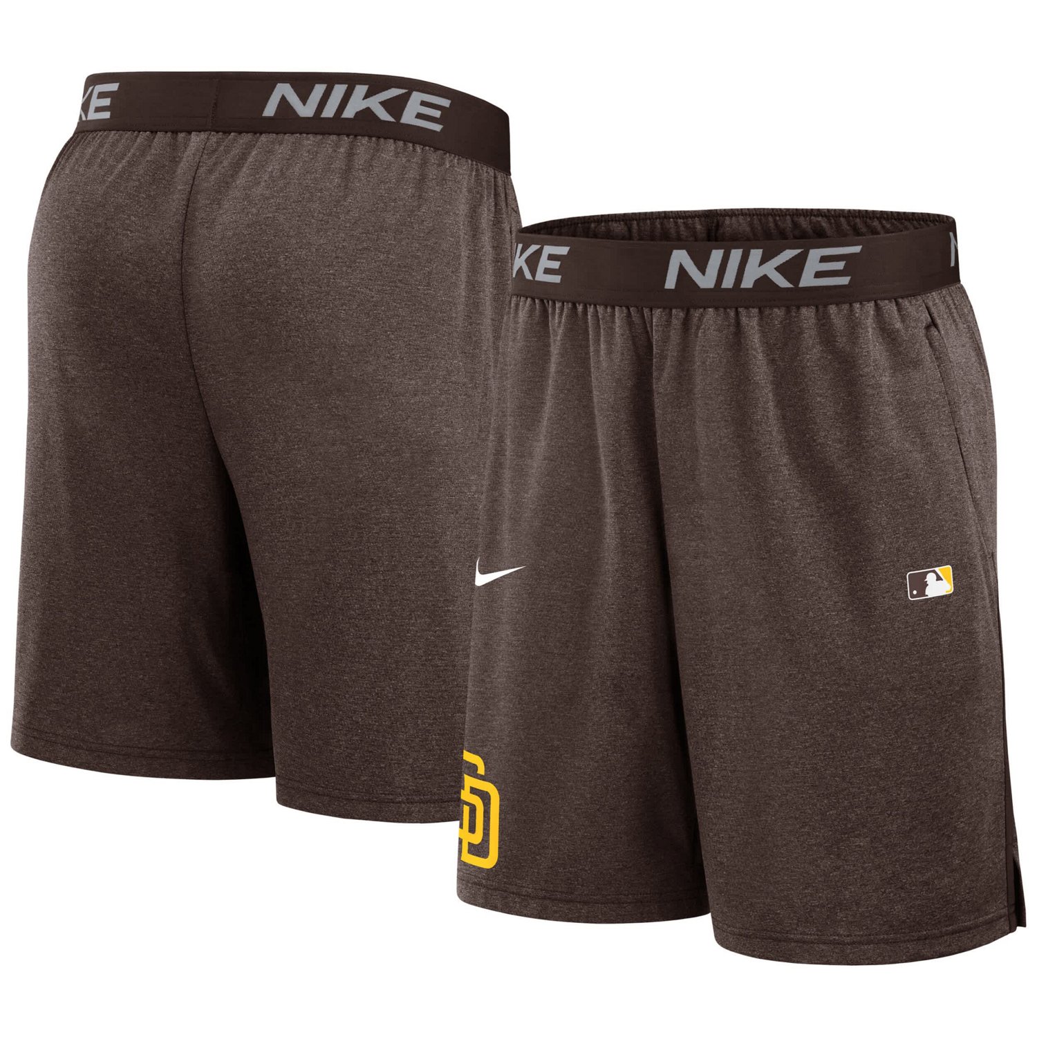 Nike San Diego Padres Authentic Collection Performance Knit Shorts ...